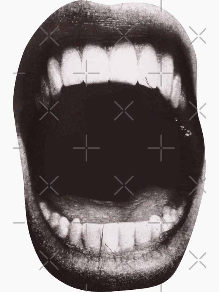 "SCREAM" Sticker for Sale by AvomilaDesign | Redbubble