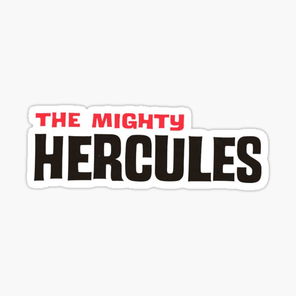 "The Comics: The Mighty Hercules" Sticker for Sale by LliamAmor | Redbubble