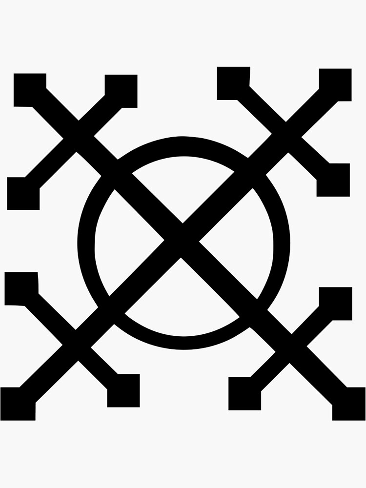 "Greta Van Fleet 'The Weight of Dreams' Black Symbol" Sticker for Sale ...