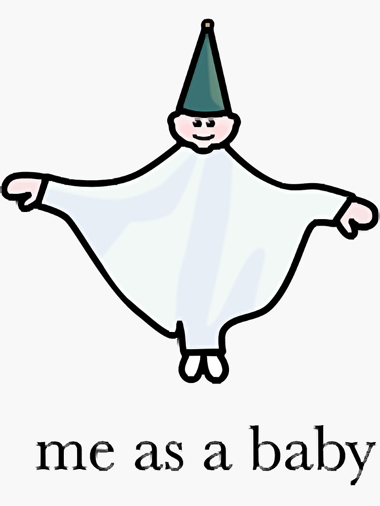"This was you as a baby! TikTok Meme" Sticker for Sale by GarRedding ...