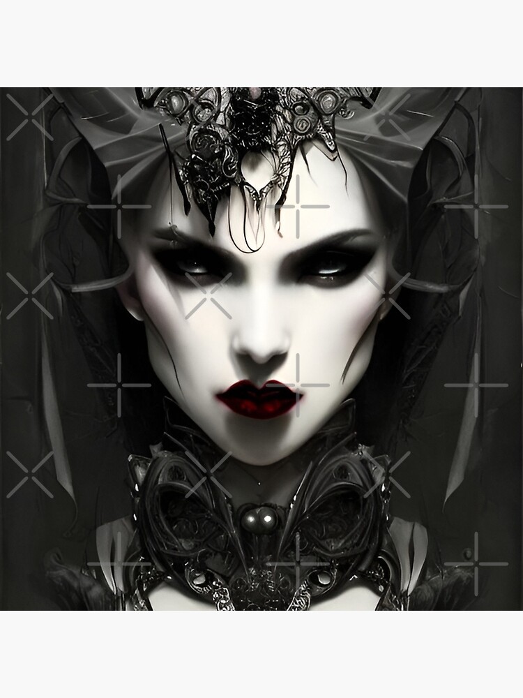 "Vampire Cyberpunk Goddess 3, Goth Design, Gothic Design for Goth and ...