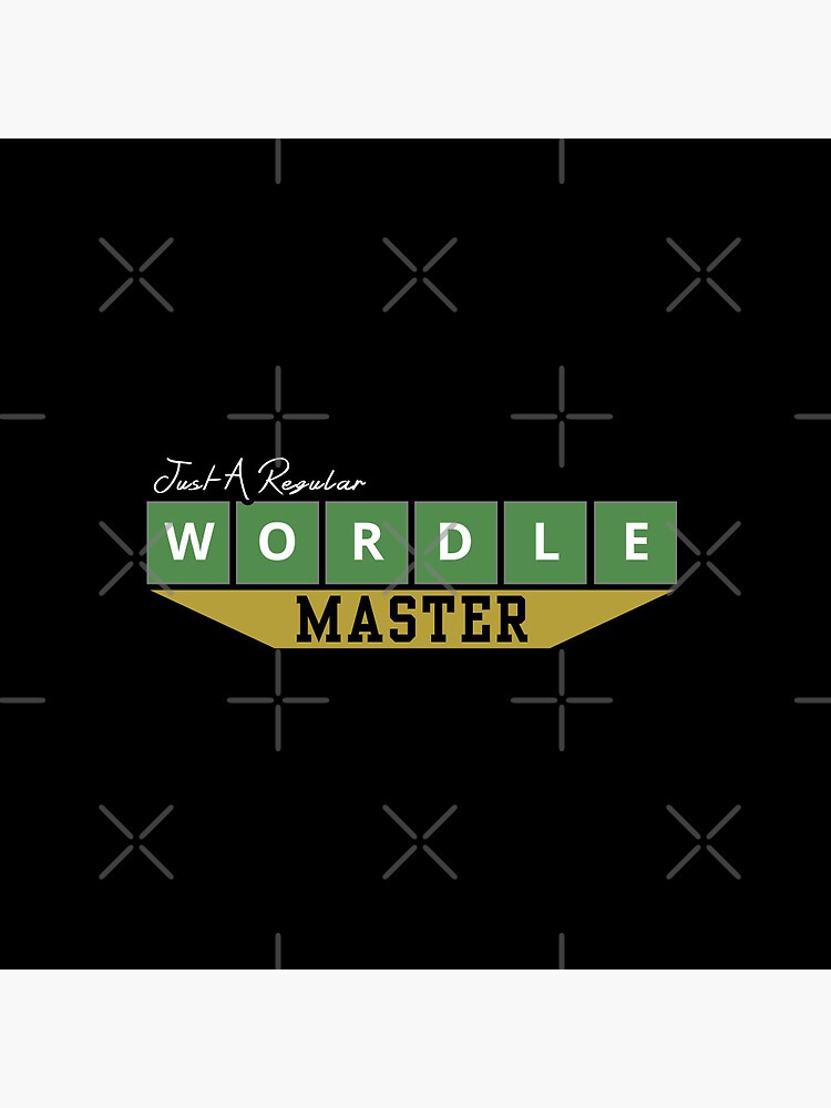 "Regular Wordle Master - Wordler" Pin for Sale by Tatzki-Design | Redbubble