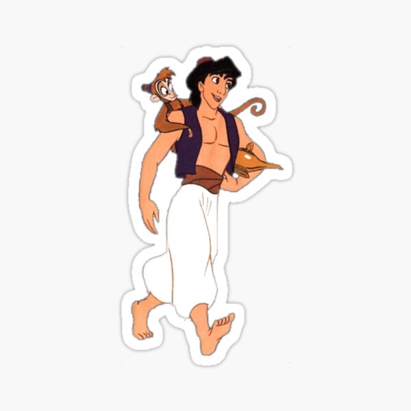 "Aladdin " Sticker for Sale by Solasta98 | Redbubble