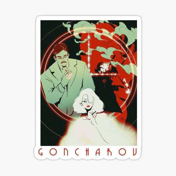 "goncharov vintage" Sticker for Sale by AlejandroRay | Redbubble