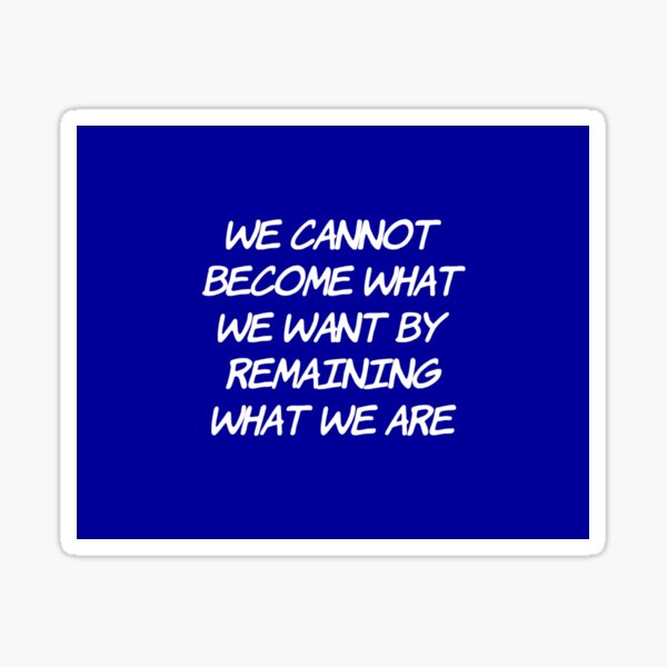 "Embrace change positive quote. " Sticker for Sale by t1n3333 | Redbubble