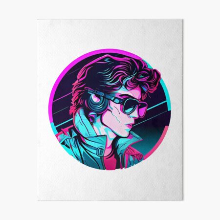 "Retrowave Synthwave 80s Character Design For The Eighties Music Lovers ...