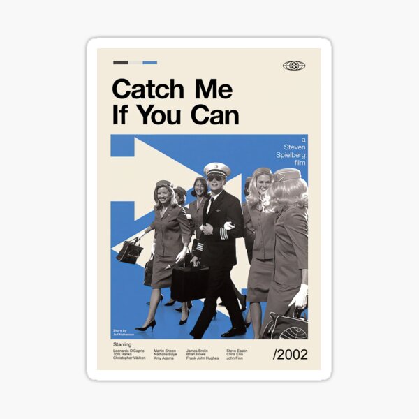 "Catch Me Film" Sticker for Sale by FabianWerner | Redbubble