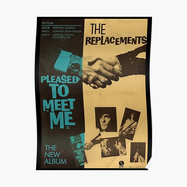 "The Replacements Poster" Poster for Sale by JohnathaPhillip | Redbubble