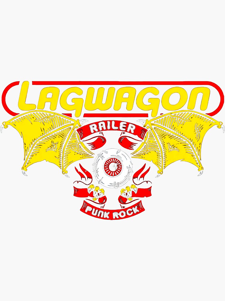 "lagwagon punk rock musician" Sticker for Sale by emiuhrioke | Redbubble