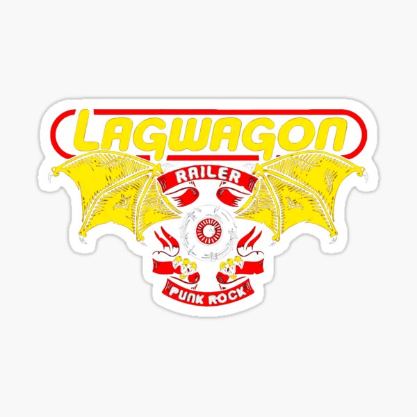 "lagwagon punk rock musician" Sticker for Sale by emiuhrioke | Redbubble