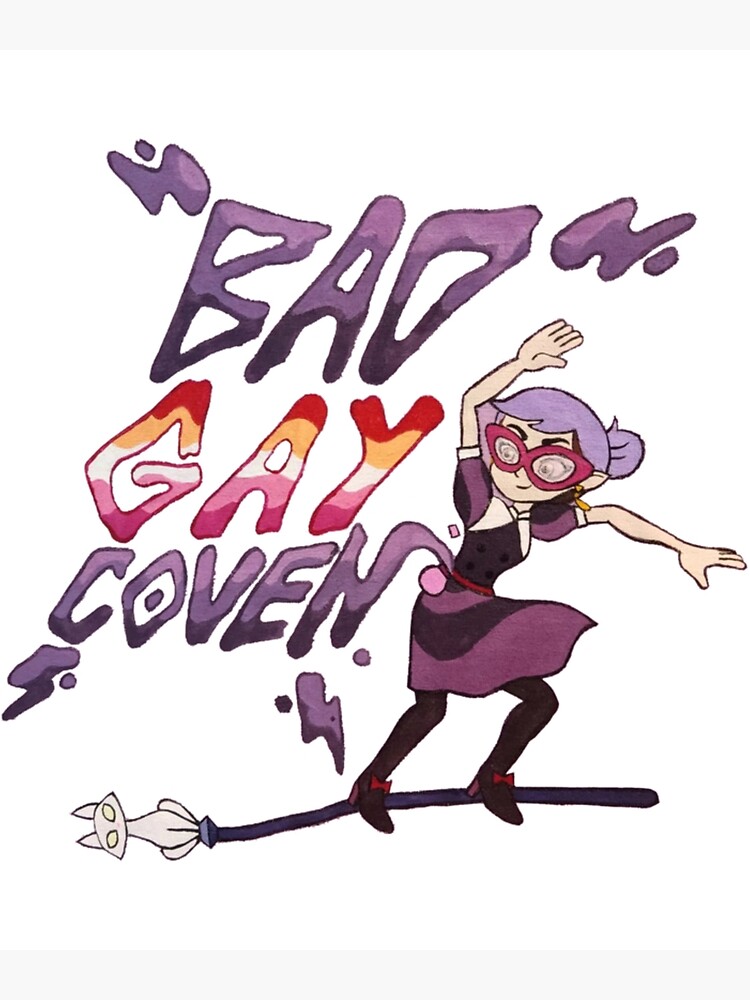 "Bad Girl Coven (gay) Amity Blight from the owl hopuse version LGBTQ Lesbian pride flag 1 THO ...