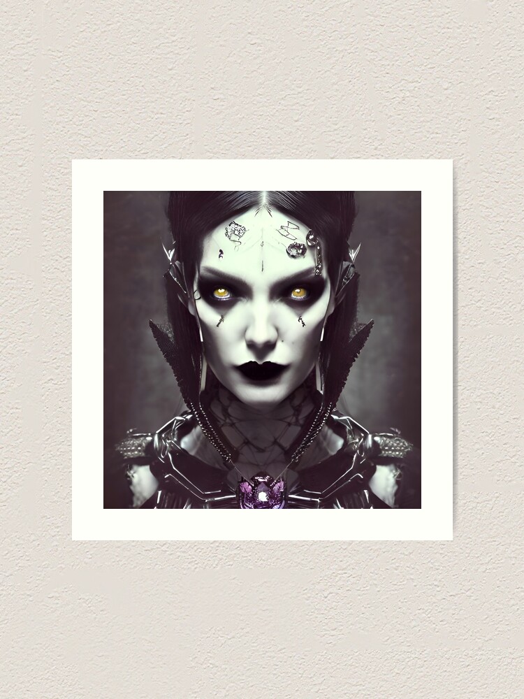 "Vampire Cyberpunk Goddess 4 , Goth Design, Gothic Design for Goth and ...