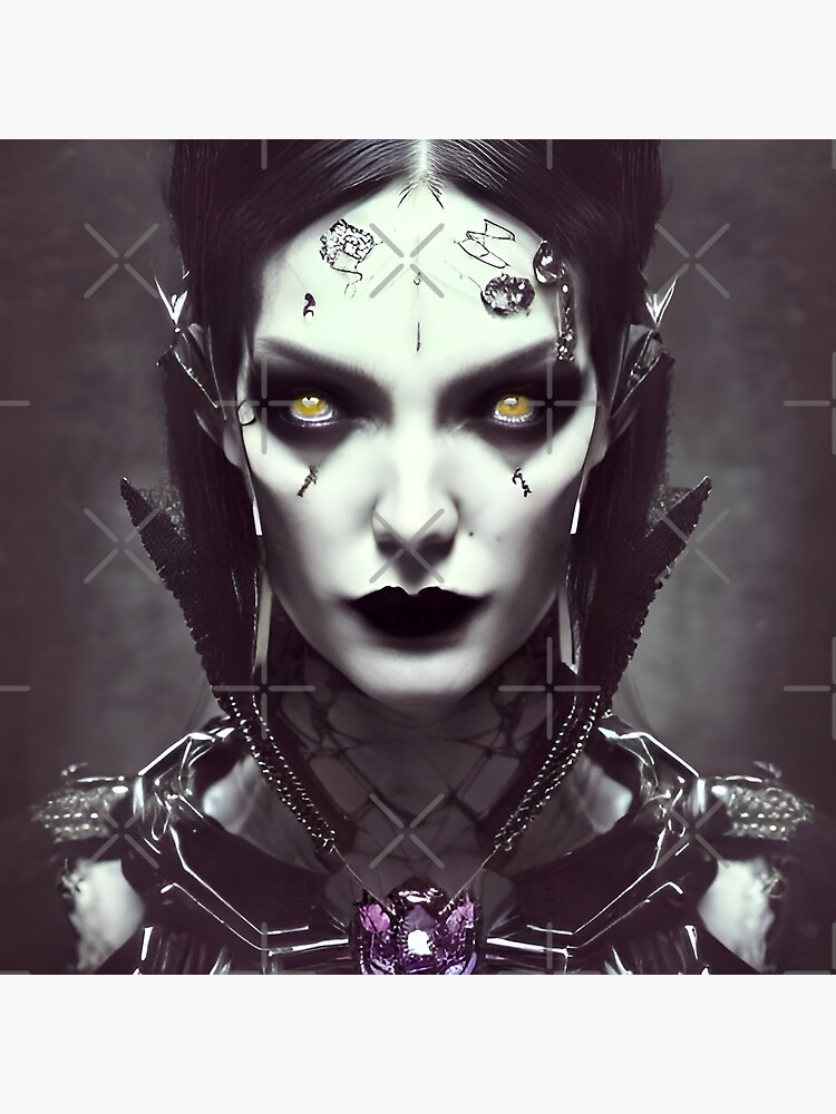 "Vampire Cyberpunk Goddess 4 , Goth Design, Gothic Design for Goth and ...