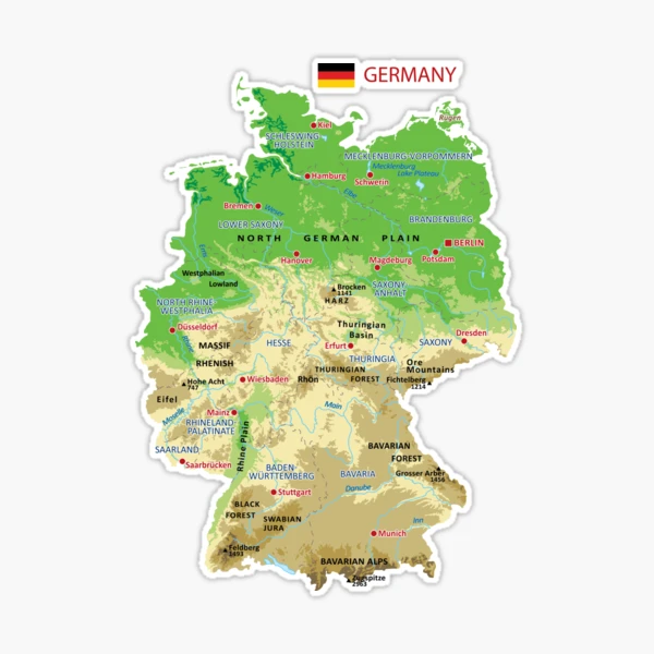 Germany Physical Features