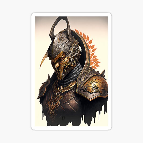"paladin warrior" Sticker for Sale by munteanviorel | Redbubble
