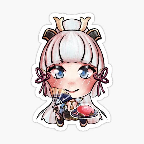 "[Fanmade] Ayaka- Genshin Impact" Sticker for Sale by umivette | Redbubble