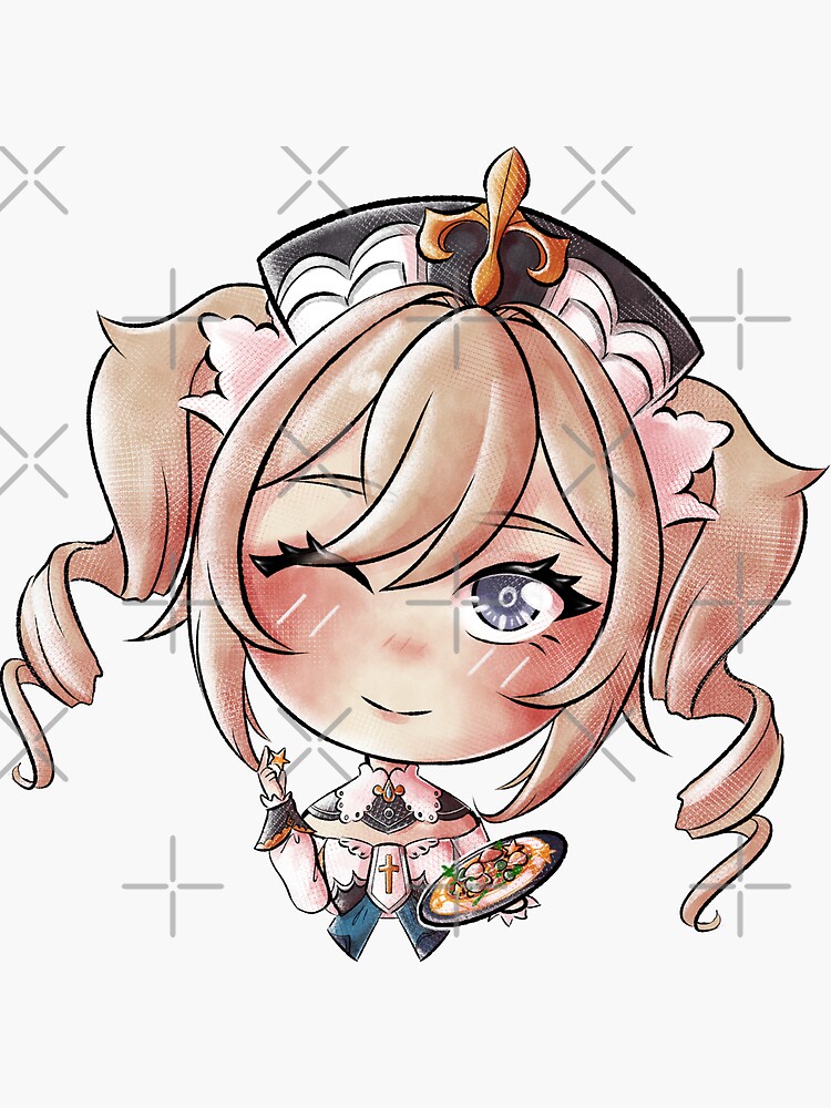 "[Fanmade] Barbara - Genshin Impact" Sticker for Sale by umivette ...