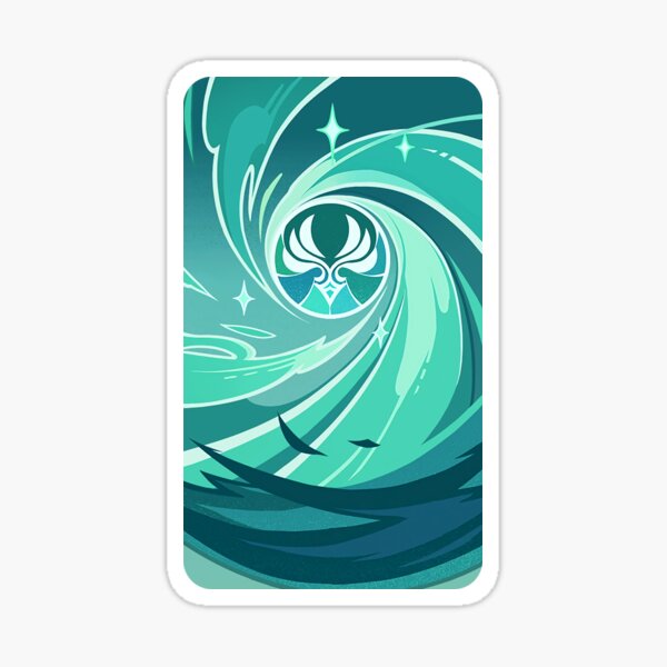 "Anemo Element | Genshin Impact" Sticker for Sale by sunichan | Redbubble