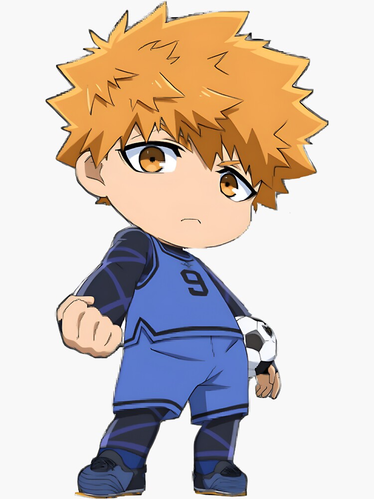 "Chibi kunigami blue lock" Sticker for Sale by ZORO-DESIGN | Redbubble