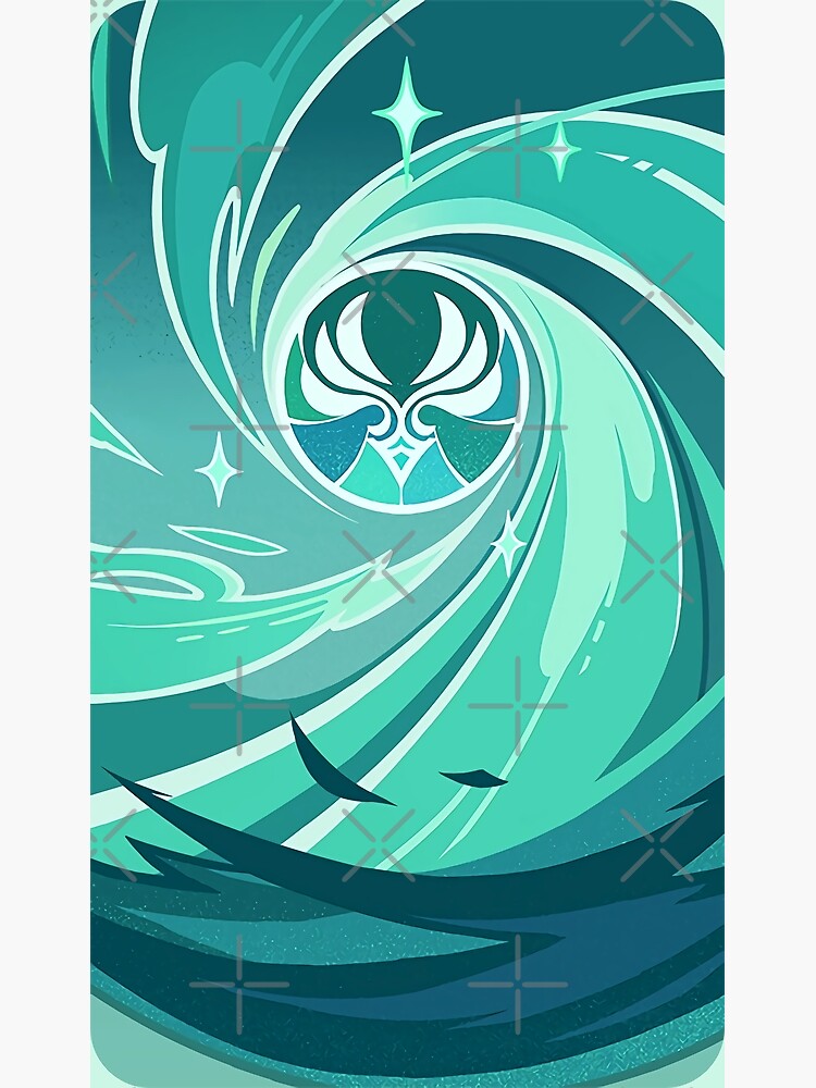 "Anemo Element | Genshin Impact" Poster for Sale by sunichan | Redbubble