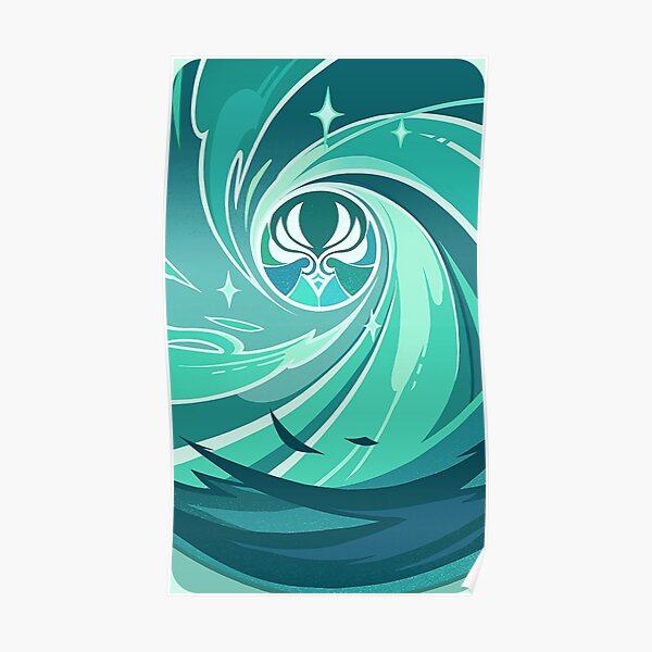 "Anemo Element | Genshin Impact" Poster for Sale by sunichan | Redbubble