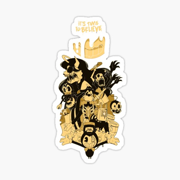 "Bendy And The Ink Machine" Sticker for Sale by EvanGiova | Redbubble