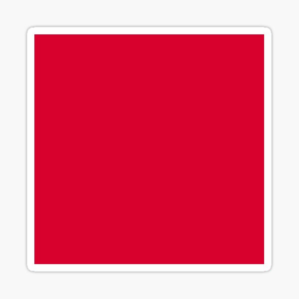 "Dark Amaranth Red Minimalistic Color" Sticker for Sale by Rolors ...