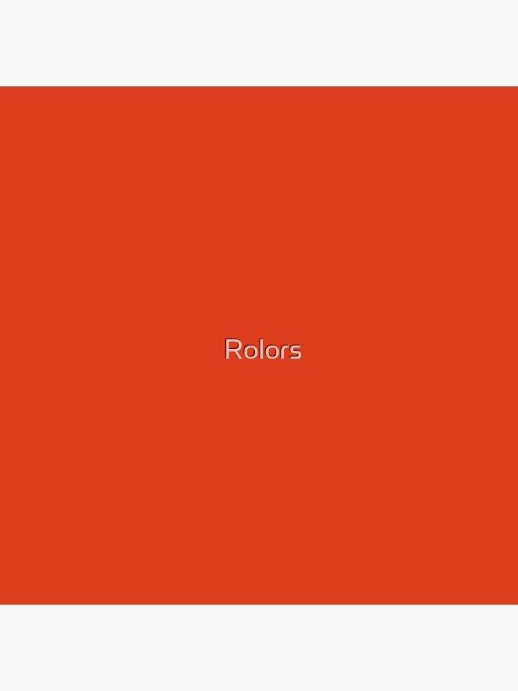 "Light Vermilion Red Minimalistic Color" Sticker for Sale by Rolors ...
