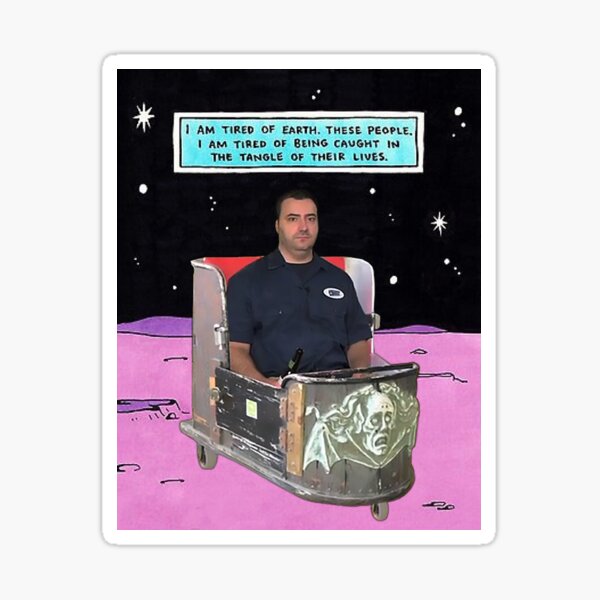 "Im leaving this galaxy RLM" Sticker for Sale by meme-stuff | Redbubble