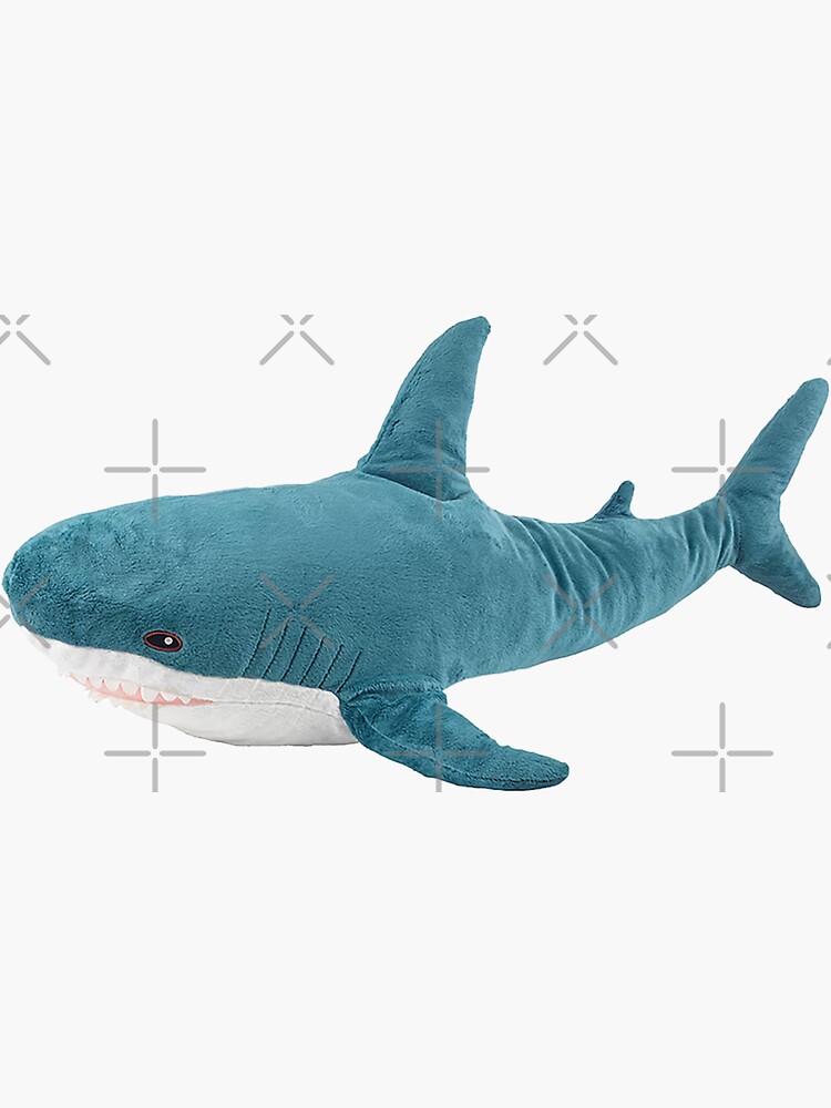 "Realistic Blahaj" Sticker for Sale by da-swag-shop | Redbubble