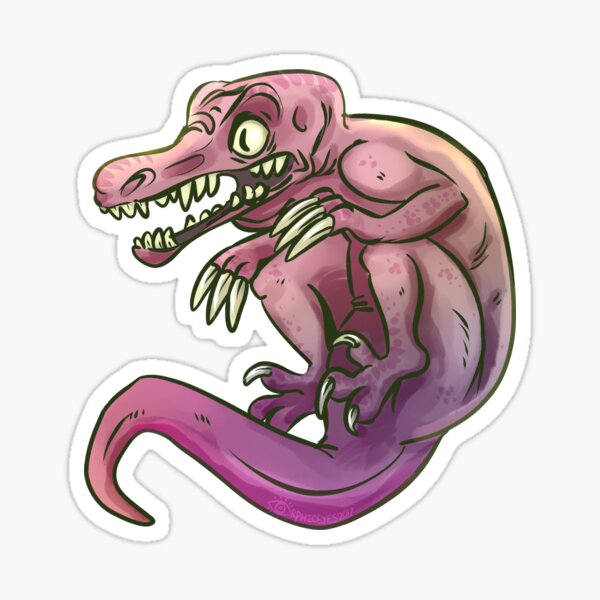 "Raptor !" Sticker for Sale by Orphiceyes | Redbubble