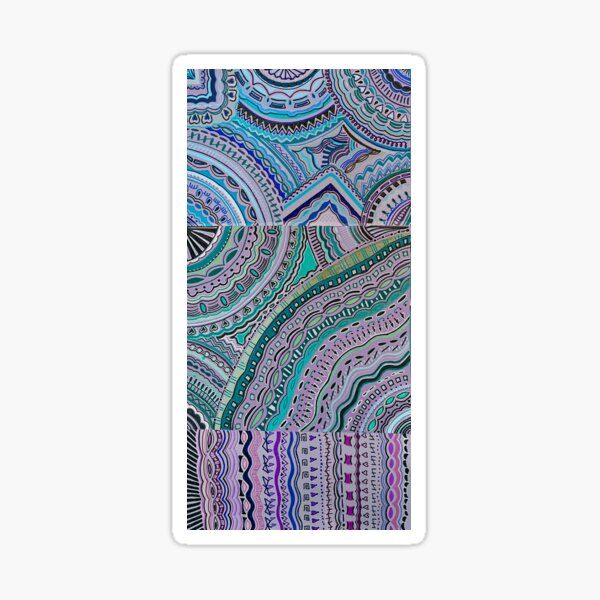 "A screwy map. " Sticker for Sale by Dimakesthings | Redbubble