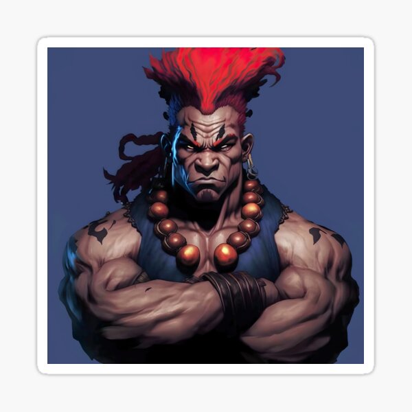"Black Akuma" Sticker for Sale by guiofsaints | Redbubble