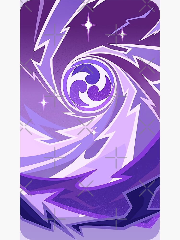 "Electro Element | Genshin Impact" Poster for Sale by sunichan | Redbubble