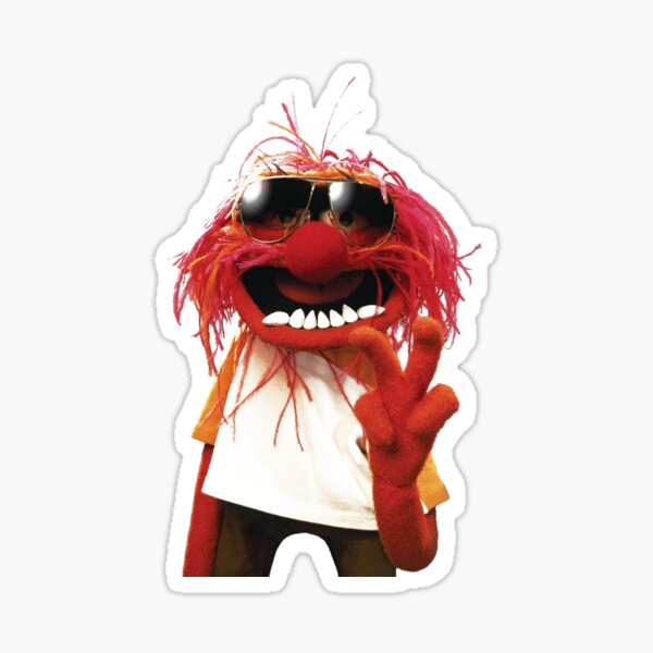 "Animal muppet animal muppet " Sticker for Sale by ADLERART2023 | Redbubble