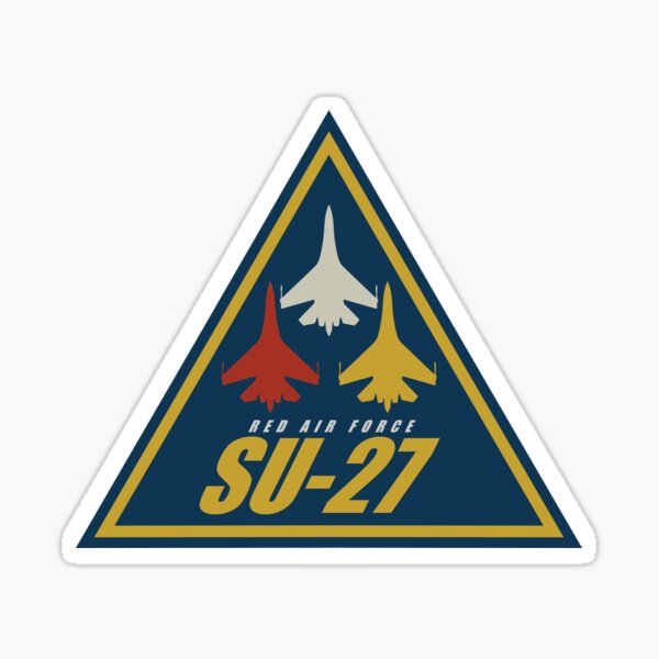 "SU-27 Flanker" Sticker for Sale by StrongVlad | Redbubble