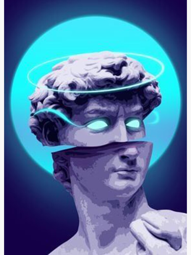 "Aesthetic roman statue vaporwave" Sticker for Sale by gothichousee ...
