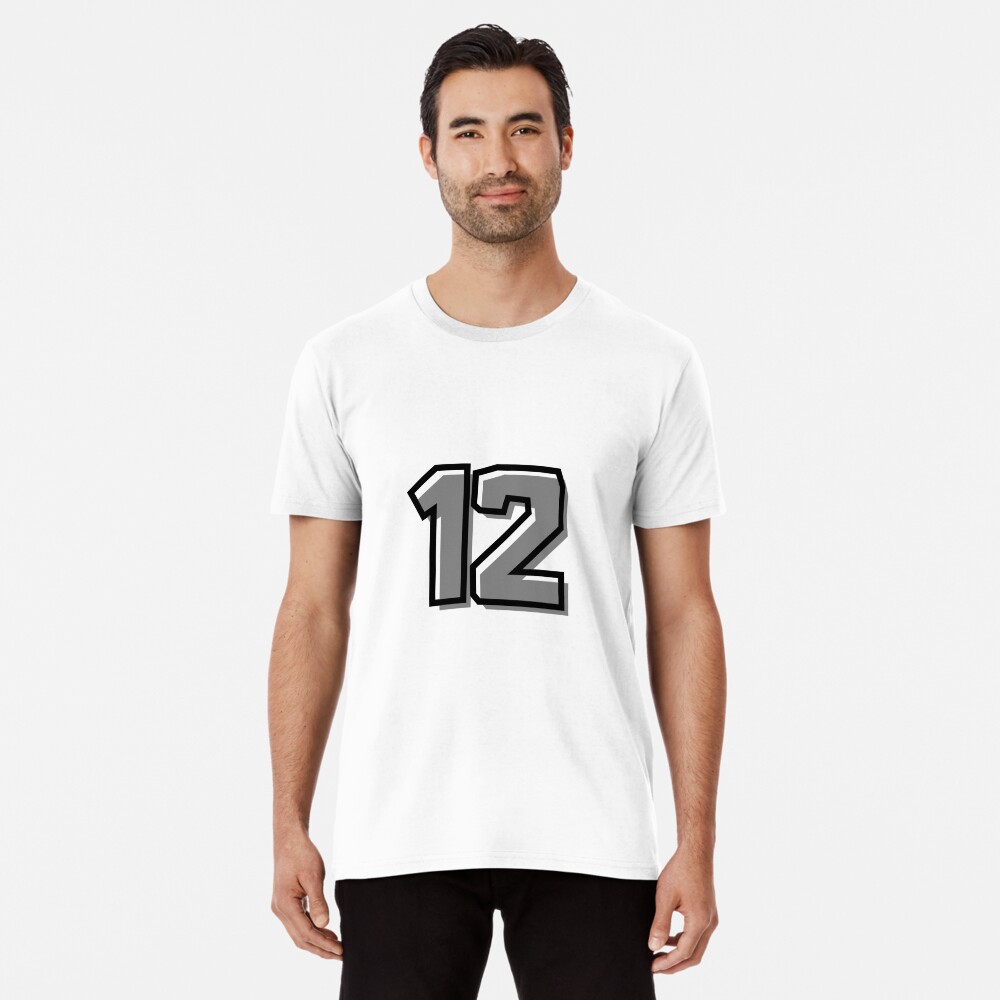 "Number 12" Sticker for Sale by mankindvm | Redbubble