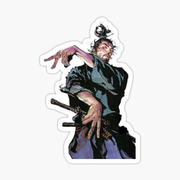 "Musashi Miyamoto" Sticker for Sale by Peponji | Redbubble