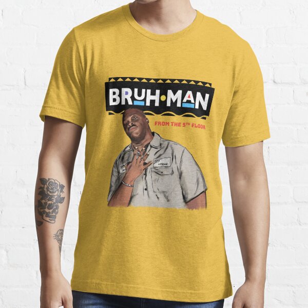 "Bruh-man from the fifth floor" Essential T-Shirt for Sale by Rz-Fz | Redbubble