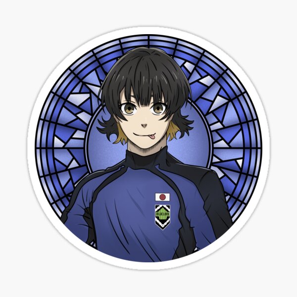 "Meguru Bachira from Blue Lock Stained Glass Design Original Artwork by ...