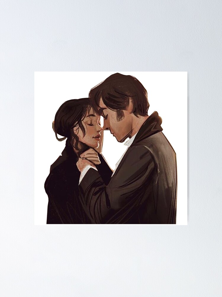 "Pride and Prejudice Elizabeth and Mr Darcy" Poster for Sale by stuff ...