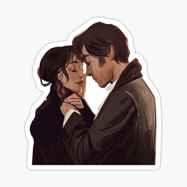 "Pride and Prejudice Elizabeth and Mr Darcy" Sticker for Sale by stuff ...