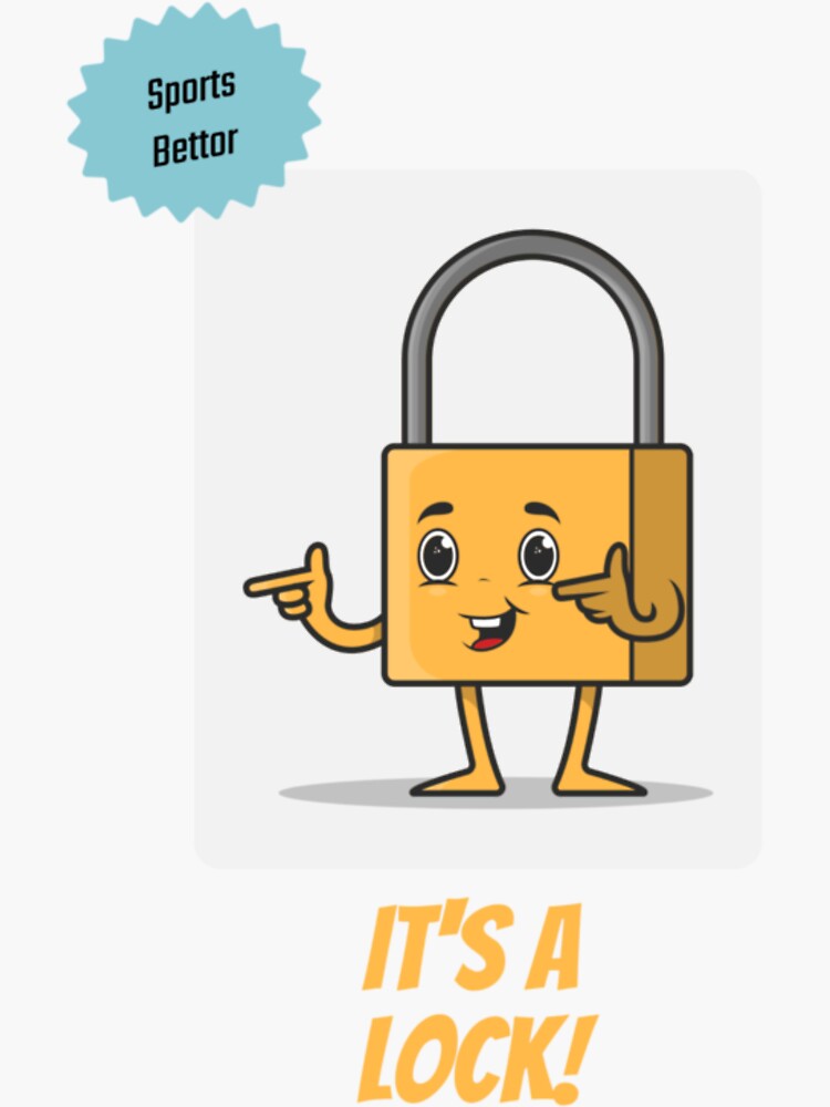 "It's A Lock!" Sticker for Sale by gertznoyer | Redbubble