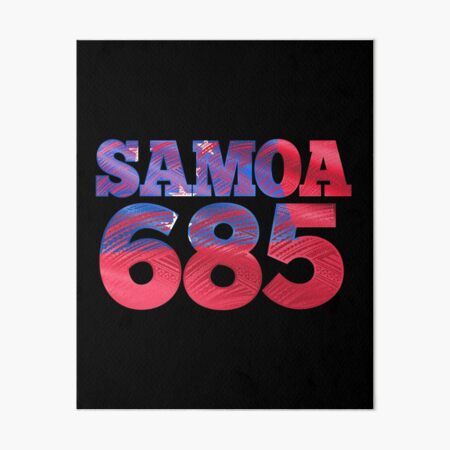 "Samoa 685 - Samoan Pride - Polynesian" Art Board Print for Sale by ...