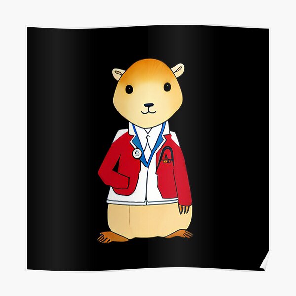 "Doctor Capybara" Poster for Sale by Shadowbyte91 | Redbubble