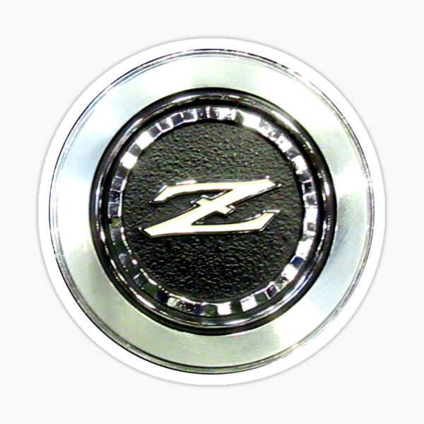"Datsun Z 1970s classic car emblem" Sticker for Sale by soitwouldseem ...