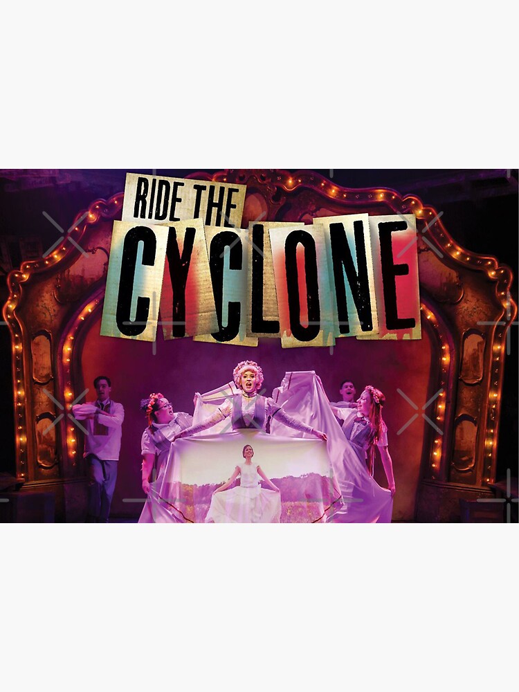 "Ride The Cyclone" Sticker for Sale by omega302 | Redbubble