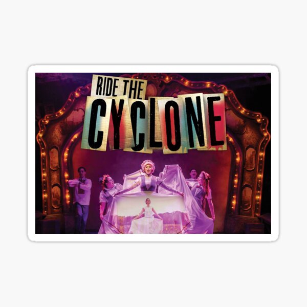 "Ride The Cyclone" Sticker for Sale by omega302 | Redbubble