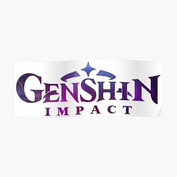 "Genshin Impact logo" Poster for Sale by damomonkey | Redbubble